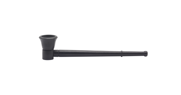 Holzpfeife Ebenholz,17,5cm. glatt