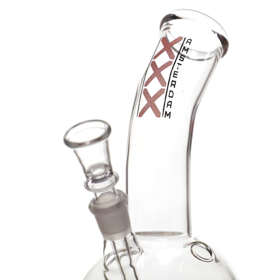 Amsterdam XXX Bullet Bong mit Kugel & gebogenem Mundstück