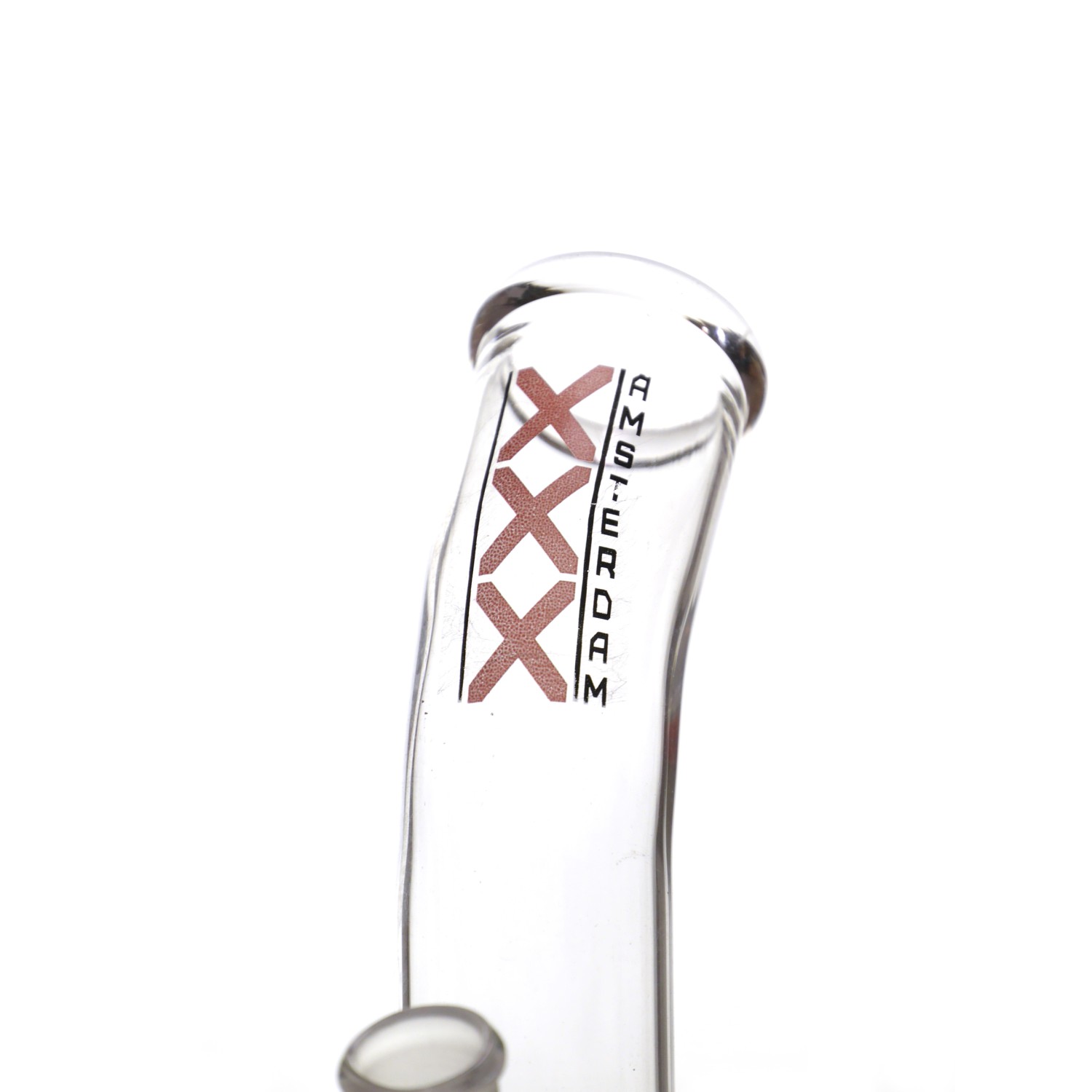 Amsterdam XXX Bullet Bong mit Kugel & gebogenem Mundstück