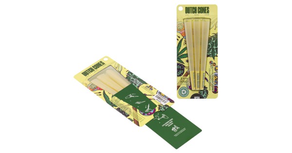 Dutch Cones - 3x Bamboo Kingsize Pre-Rolled Cones